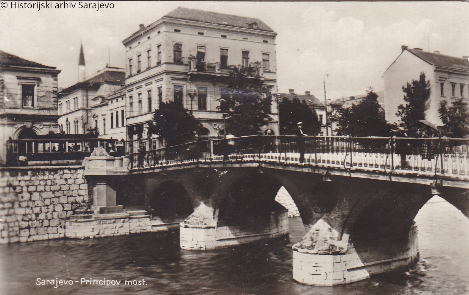 Historijski arhiv: Latinska ćuprija u Sarajevu – mojinfo.ba